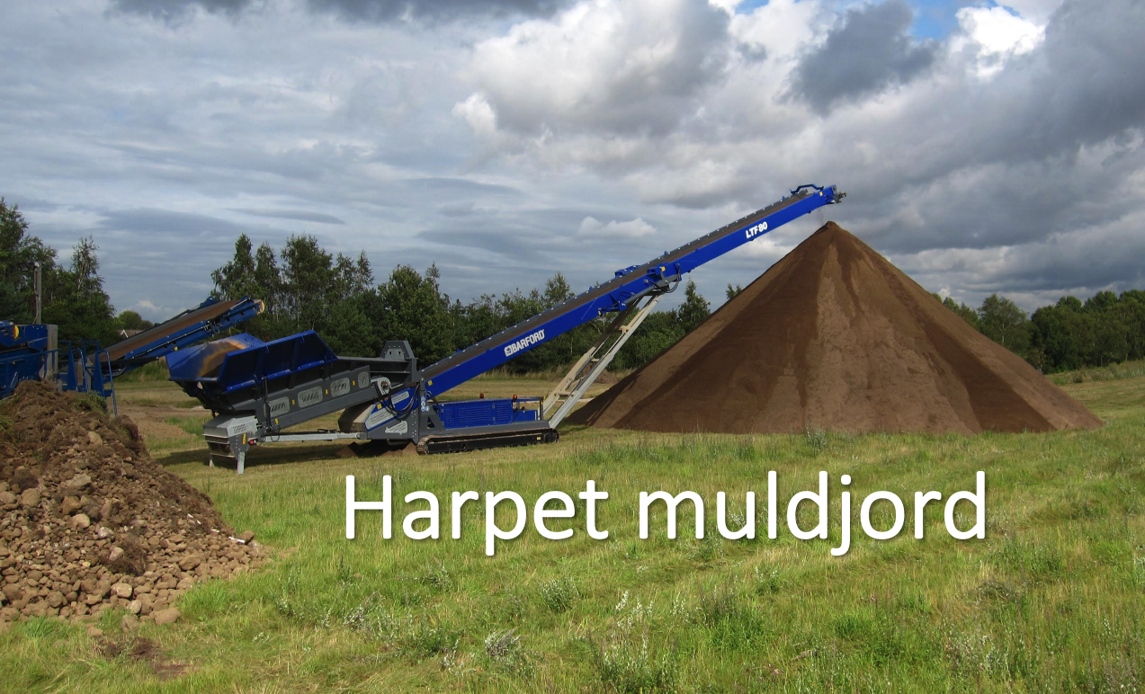 Harpet muldjord fra Stenlille Grusgrav - lige til at slå rødder i